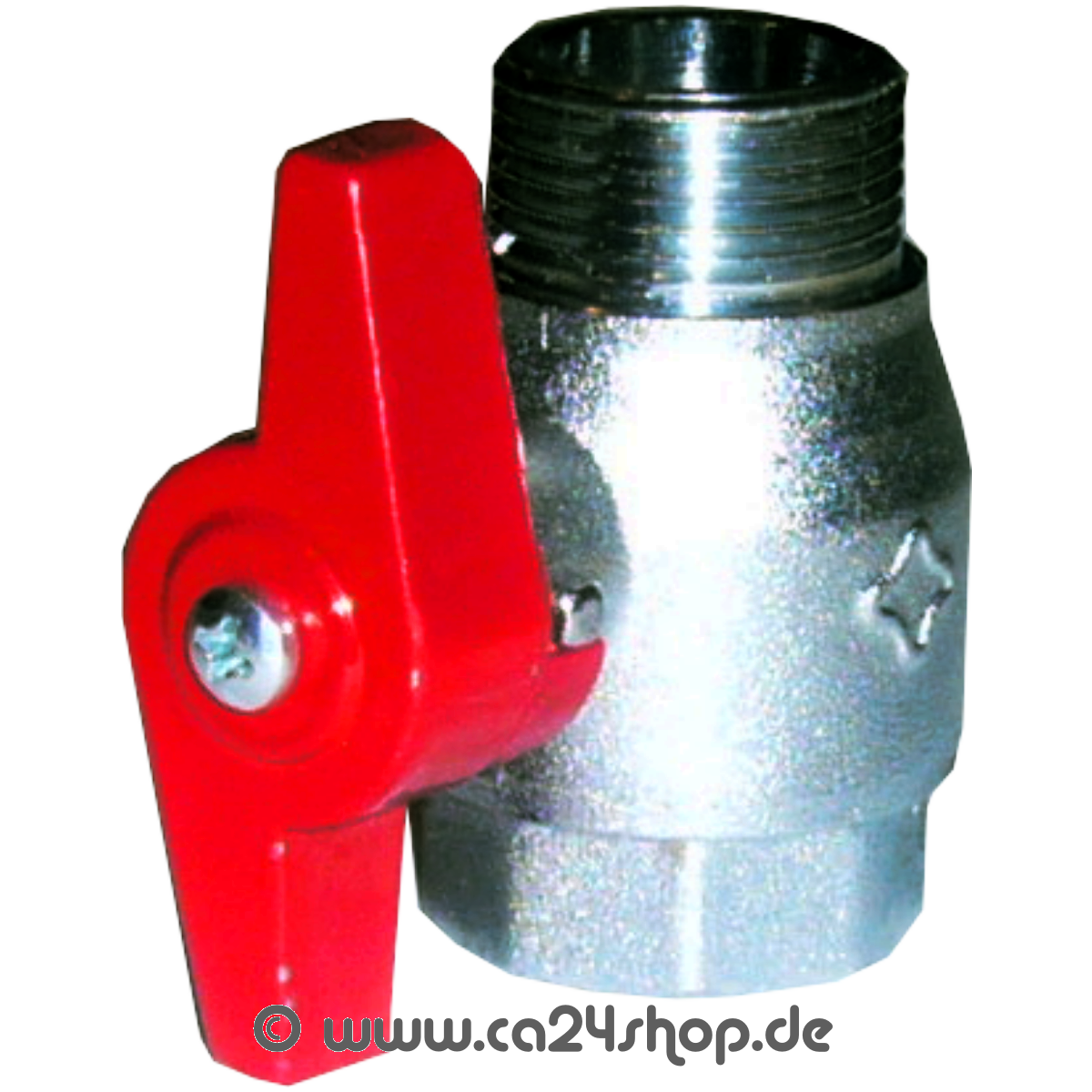 Kugelhahn 1/2'' PN 20 IG x AG mit Flügelgriff, 4,10